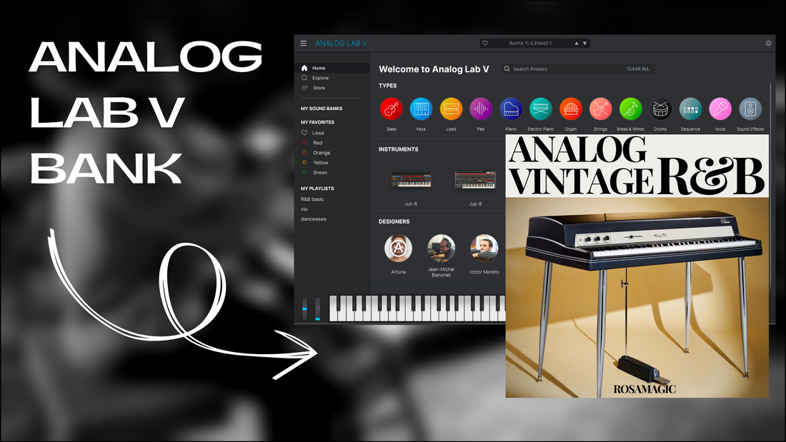 R&B ANALOG LAB V BANK - ANALOG VINTAGE – ROSA AUDIO